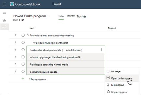 Oprette Et Projekt Microsoft Support