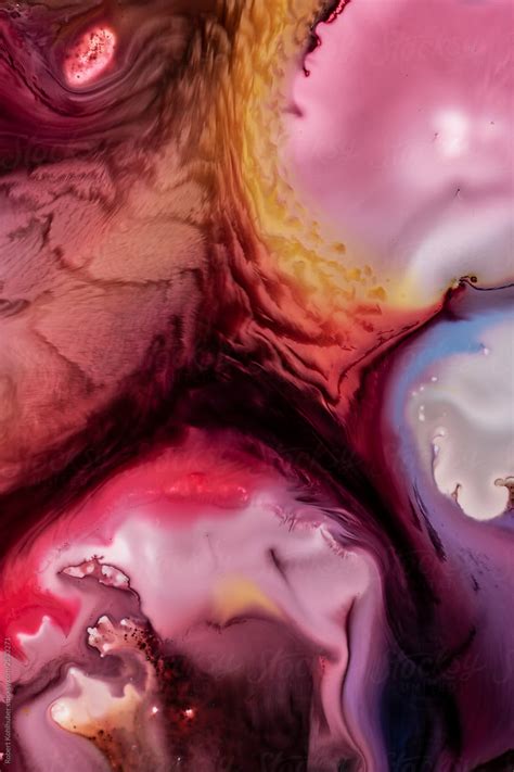 Liquid Color Waves Background By Stocksy Contributor Robert