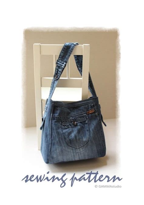 Sewing Denim Bag Pattern Diy Denim Bag Jean Bag Tutorial Make Your