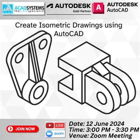 Create Isometric Drawings Using Autocad Acad Systems Autodesk Gold Partner Training