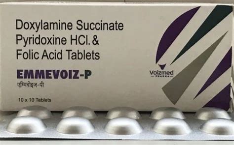 Doxylamine Succinate 10mg And Pyridoxine Hydrochloride 10mg Tablets At Best Price In Nagpur