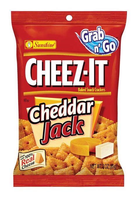 Cheezit Cheddar Jack 3oz Junk Food Snacks No Bake Snacks Free Coupons By Mail Real Cheese