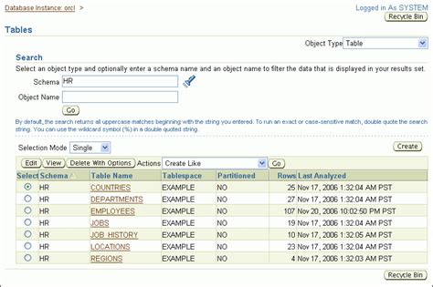 Managing Schema Objects 11g Release 2 112