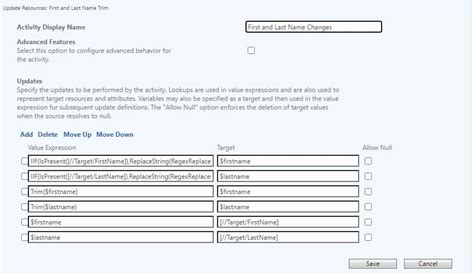 Mim Update Firstname Lastname And Displayname