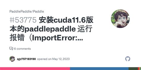 安装cuda116版本的paddlepaddle 运行报错（importerror Libcudartso110 Cannot Open Shared Object File No