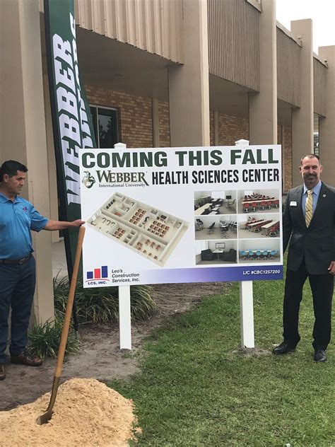 Webber International University Hold Groundbreaking Ceremony For Health Science Center