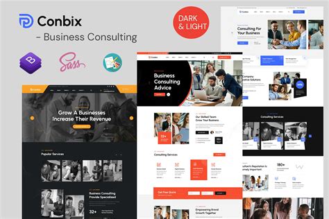 Business Consulting Html And Bootstrap Template