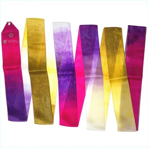Лента гимнастическая Chacott мультиколор Ribbon 6 м фиолетовая 771 цена в Москве