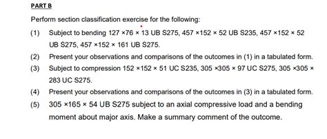 Solved Perform Section Classification Exercise For The