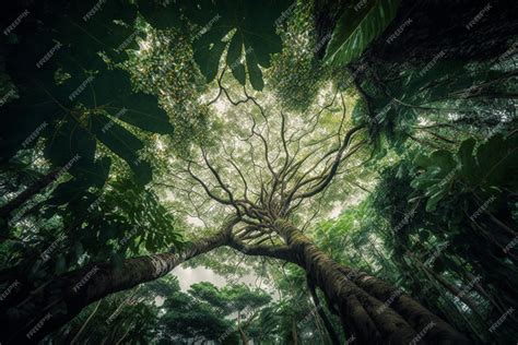 Premium Photo A Rainforest Canopy Representing The Incredible Biodiversity And Importance Of