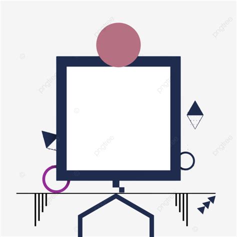 사각 틀 디자인 기하학 벡터 틀 미술 초대 Png 일러스트 및 벡터 에 대한 무료 다운로드 Pngtree