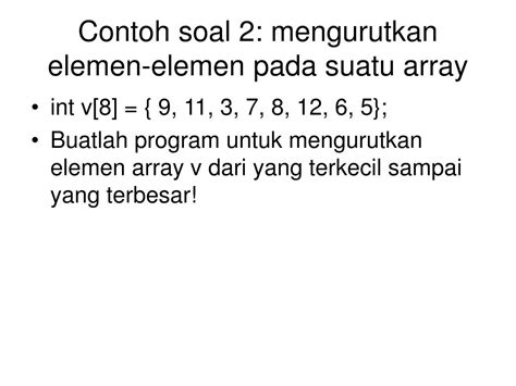 ppt array dan string powerpoint presentation free download id 3811201