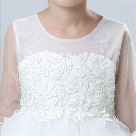 Платье для маленьких девочек пышное свадебное платье Детское элегантное платье подружки невесты