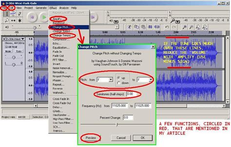 USING AUDACITY FREE TO REWORK TUNES FOR LEARNING