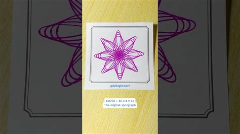 EP How To Use Spirograph Spirograph Drawing Spirograph Art Drawing ASMR Shorts