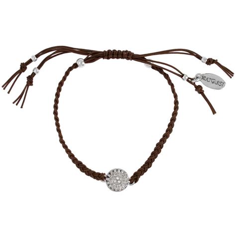 Hultquist Dia Macrame Bracelet Silver