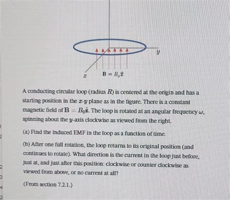 solved a conducting circular loop radius r is centered at