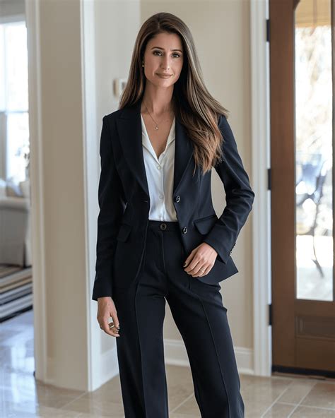 Dark Blue Business Woman Suit Sumissura