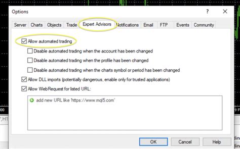 Installation Parametric Trading