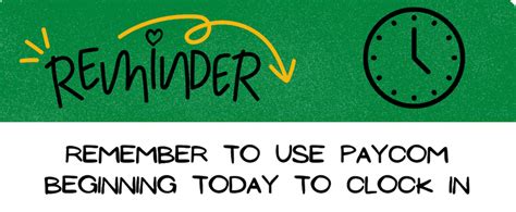 Paycom Timeclock Reminder ⏰