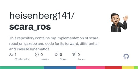 Github Heisenberg Scara Ros This Repository Contains My Implementation Of Scara Robot On