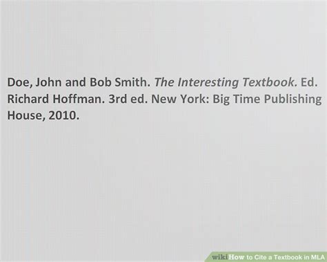 5 Ways To Cite A Textbook In MLA WikiHow 5 Ways To Cite A Textbook In MLA WikiHow