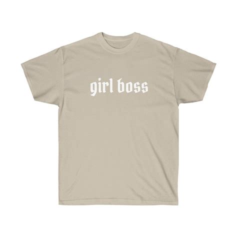 Girl Boss T Shirt Etsy