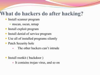 Cse Ethical Hacking Ppt PPT
