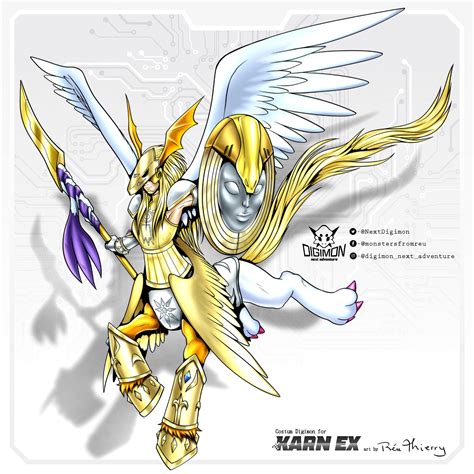 Nextdigimon Nefertimon Pegasmon Digimon Original Highres Armor