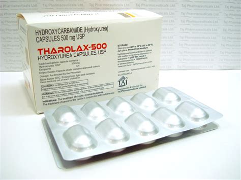 Tharolax ® Hydroxycarbamide Hydroxyurea Capsules Usp 200mg300mg