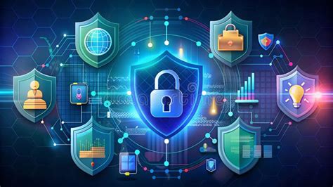 Infographic On Cyber Security Measures In Modern Technology Stock