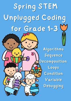 SPRING STEM Unplugged Coding For Grade By Ananda Studio