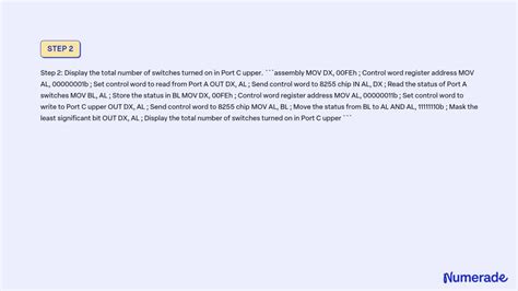 Solved Q2 Interfacing An 8255 Chip With 8086 Microprocessor To Work As An Io Ports Which Is