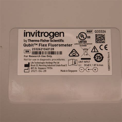 Thermo Invitrogen Qubit Flex DNA RNA Protein Quantification Channel Fluorometer LabX Com