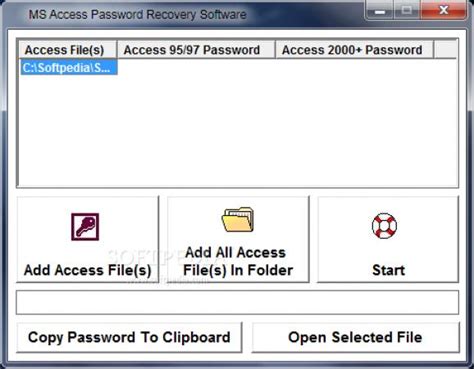 Ms Access Password Recovery Software Download Softpedia