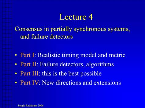 Ppt Lecture 4 Introduction To Principles Of Distributed Computing