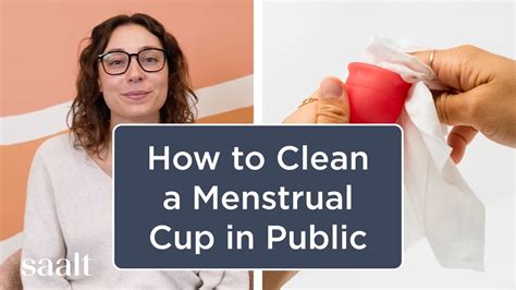 How To Clean A Menstrual Cup In Public YouTube