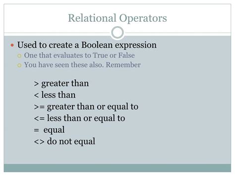 PPT 6 01 Apply Operators And Boolean Expressions PowerPoint Presentation ID 3153538