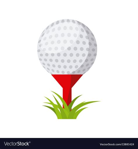 Golf Ball Icon Royalty Free Vector Image Vectorstock