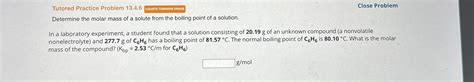 Solved Tutored Practice Problem 1346close Problemdetermine