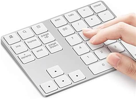 Amazon Com Doohoeek Backlit Bluetooth Numeric Keypad For Laptops And Computers Number Pads 34