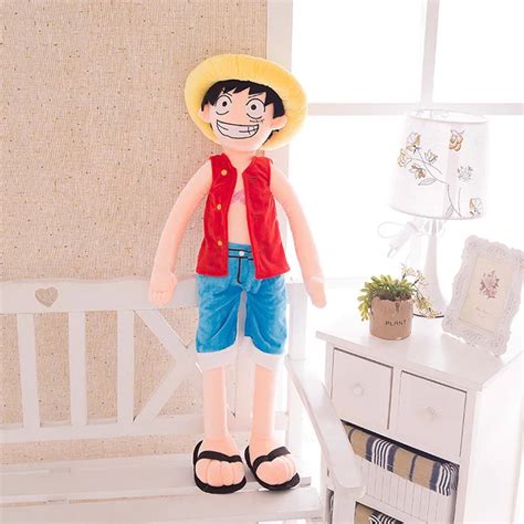 Toys And Hobbies Big Size 85120cm Japan One Piece Luffy Cartoon Plush