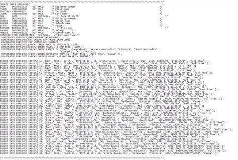 Computer Science Mysql Workbench Database If The