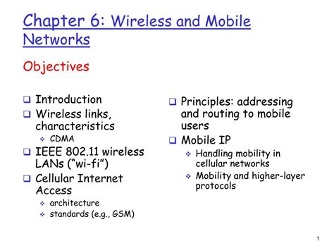 Ppt Chapter 6 Wireless And Mobile Networks Powerpoint Presentation Free Download Id 4374028
