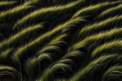 Premium Photo Fractal Background With Green Grass Premium Photo Fractal Background With Green Grass