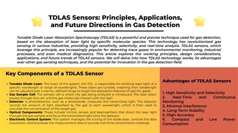 Tdlas Sensors Principles Applications And Future Directions In Gas Detection Sensor One