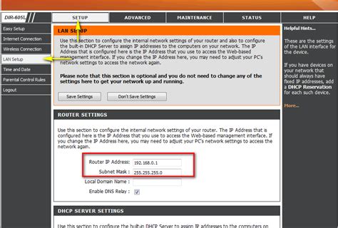 How Do I Change The IP Address Of My Router D Link