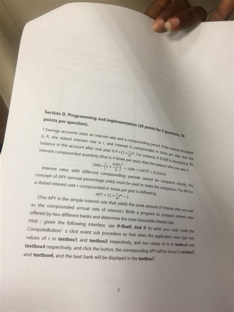 Solved Section D Programming And Implementation 20 Points