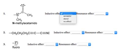Solved Inductive Effect Resonance Effect