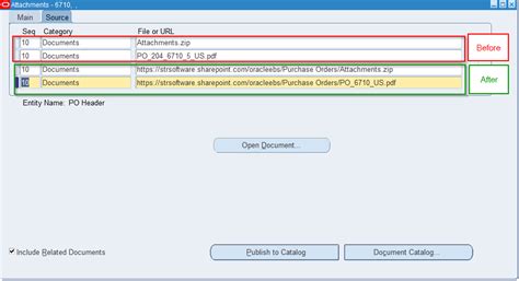 Migrate Oracle Ebs Purchase Orders And Attachments To Sharepoint Str